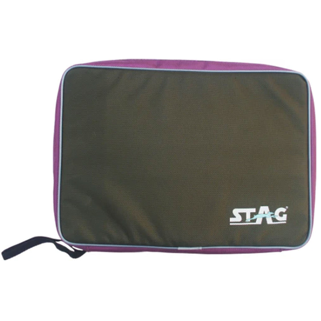 Stag Double Chain Deluxe Racket Case with Pocket for Accessories (Only